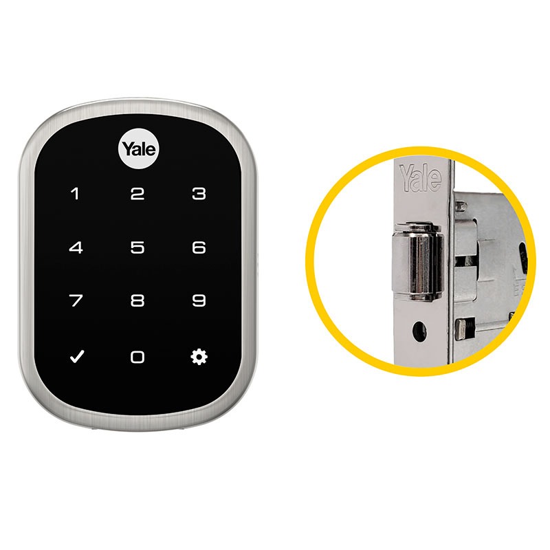 Fechadura Digital Yale Embutir Yrd 256 Rl (05444039-0) - Cocil Home Center Fechadura Digital Yale Embutir Yrd 256 Rl (05444039-0) - Cocil Home Center